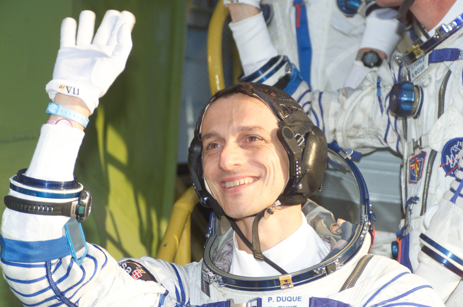 Esa Pedro Duque En Marcha Hacia La Estación Espacial Internacional