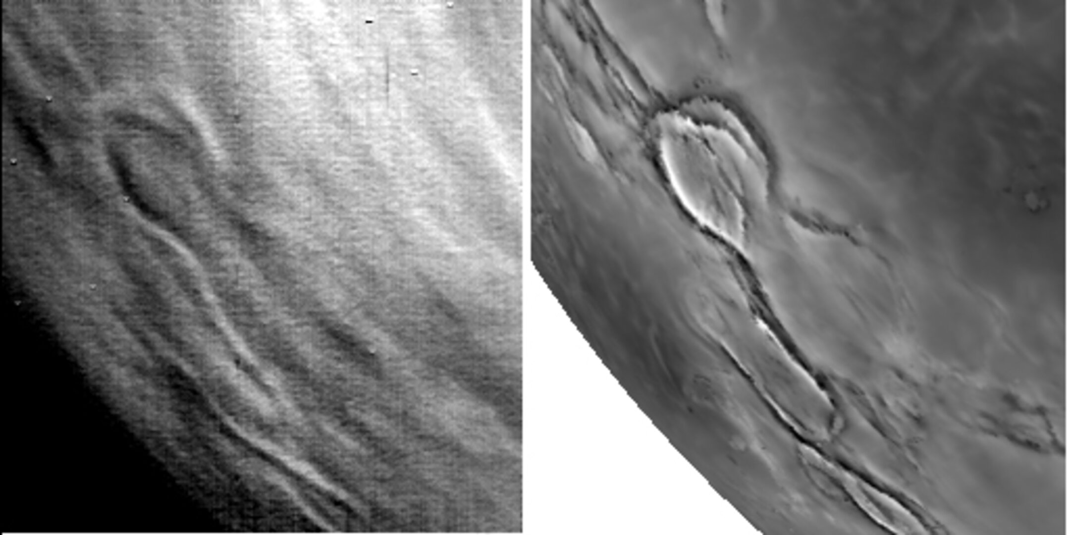 ESA - Thermal and radar maps of Venus’ surface compared ESA - Thermal and radar maps of Venus’ surface compared