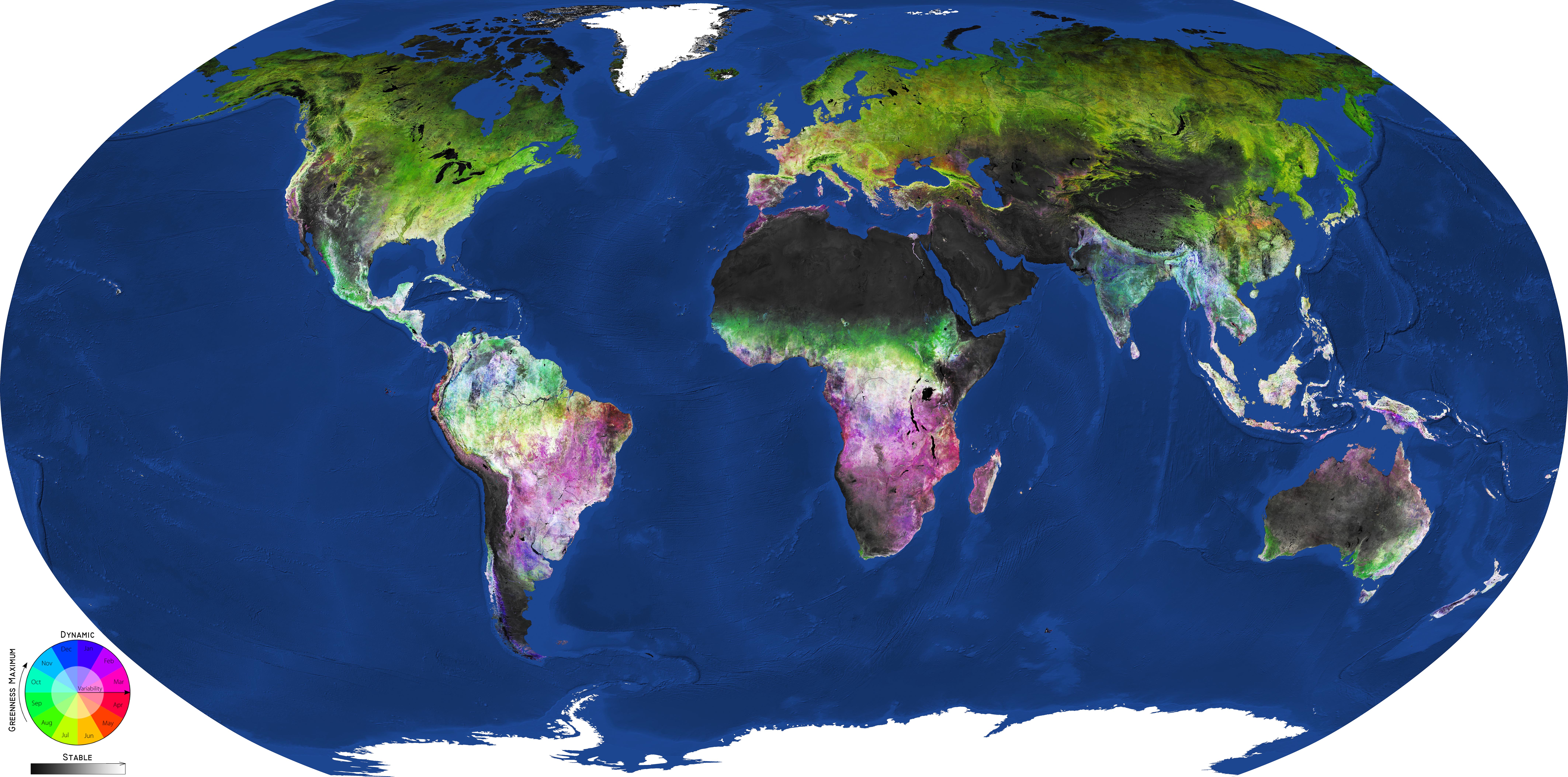 ESA - Global map of land-cover dynamics ESA - Global map of land-cover dynamics