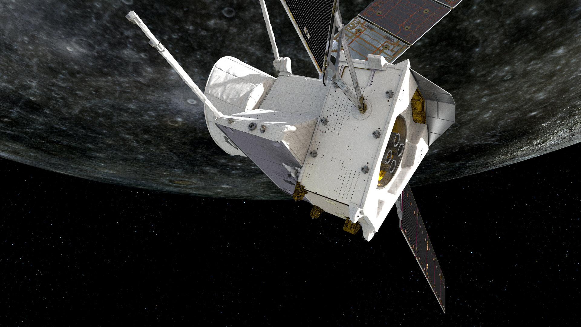 ESA - BepiColombo Mercury flyby ESA - BepiColombo Mercury flyby