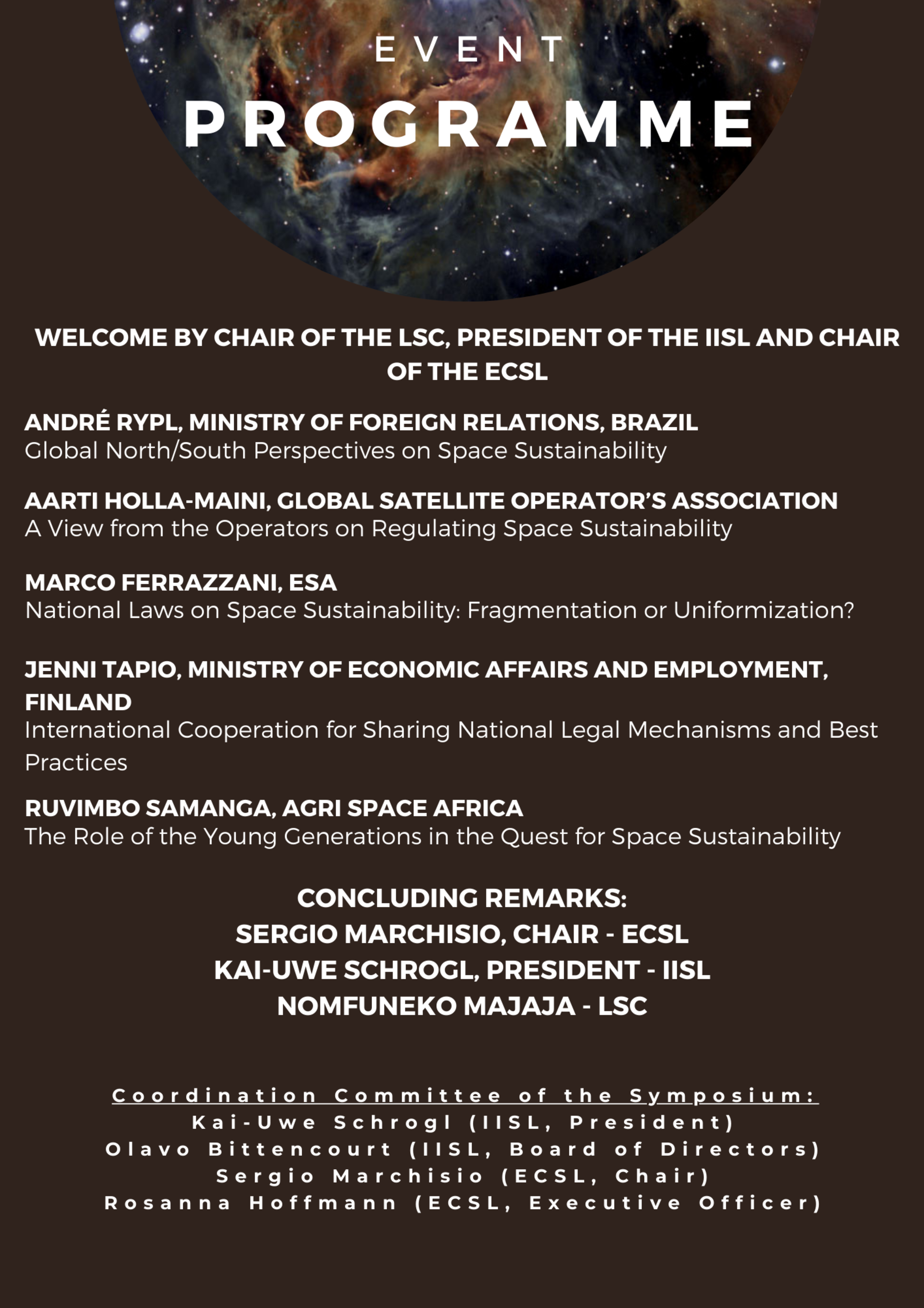 ESA - IISL/ECSL Symposium 2022