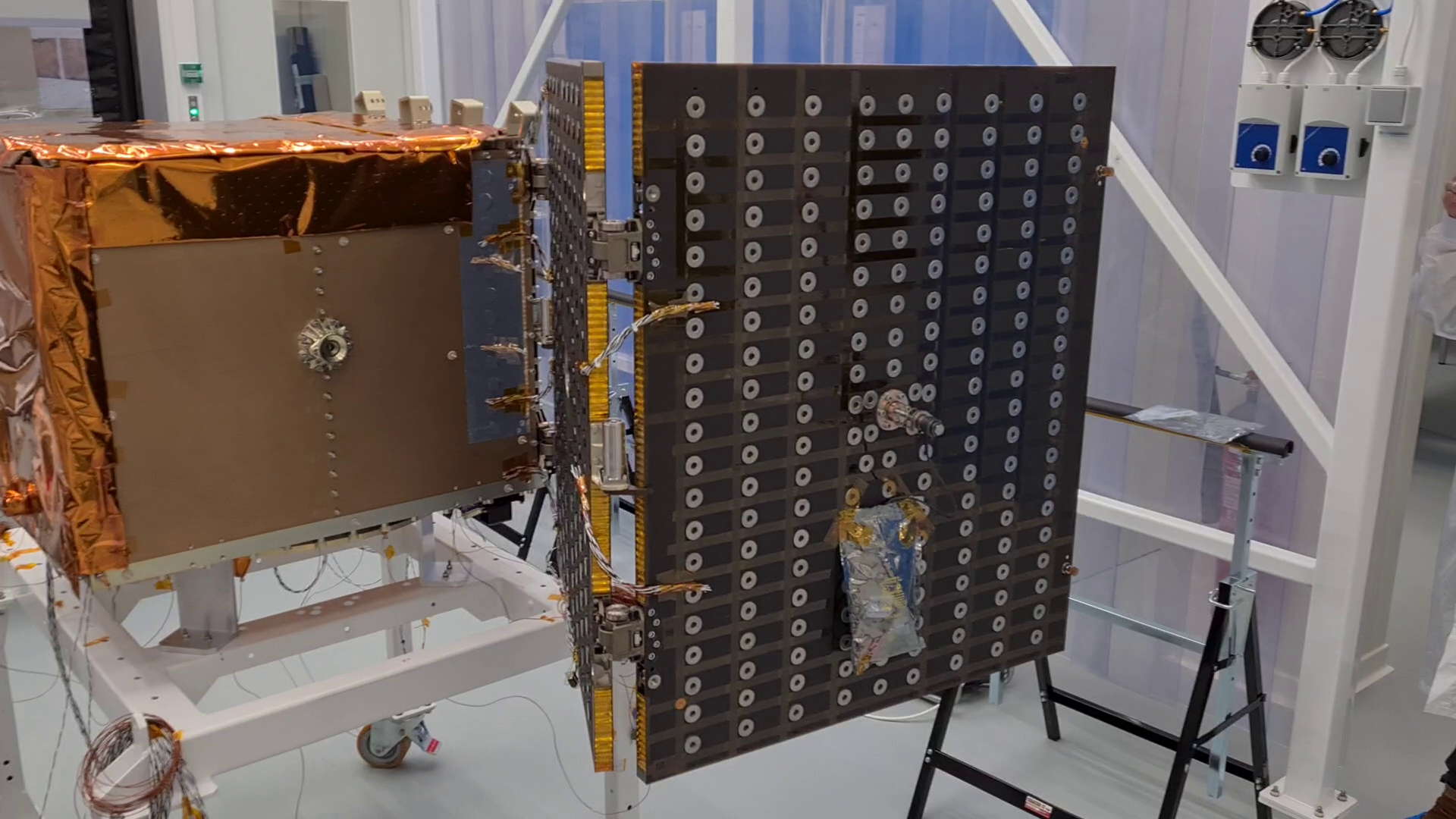 ESA - Altius solar panel deployment test ESA - Altius solar panel deployment test